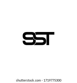 9st Letter Original Monogram Logo Design Stock Vector (Royalty Free ...