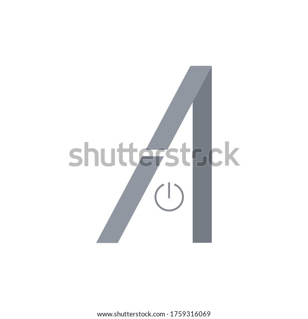 A1 Electronic Digital Equipment Product Logo Stock Vector (Royalty Free ...