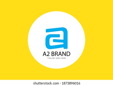 A2 Brand Logo Design Concept Stock Vector (Royalty Free) 1873896016 ...