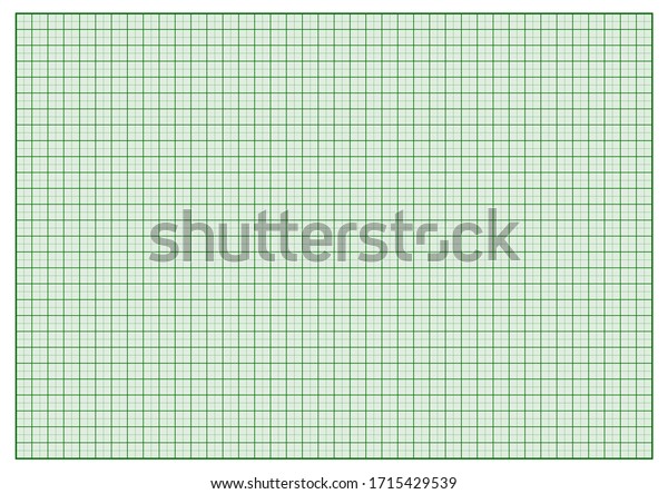A3 Paper Size Grid Green Borders Stock Vector (Royalty Free) 1715429539 ...