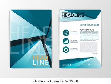 A4 Abstract Background Design Business Brochure Stock Vector (Royalty ...