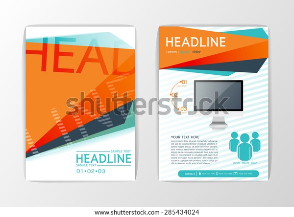 A4 Abstract Background Modern Design Business Stock Vector (Royalty ...