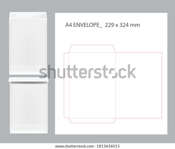 2,699 Envelope A4 Size Stock Vectors, Images & Vector Art | Shutterstock