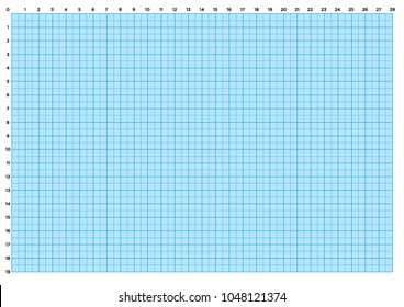 A4 Multi Color Millimeter Paper Portrait Stock Vector (Royalty Free ...