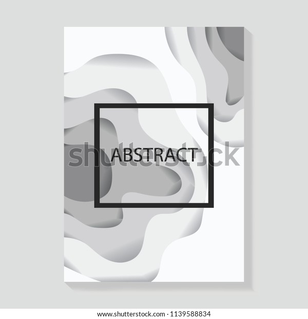 A4 Template Background Vector Modern Posters: เวกเตอร์สต็อก (ปลอดค่า ...