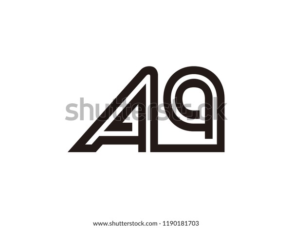 A9 Logo Combination Letters Numbers Stock Vector (Royalty Free) 1190181703