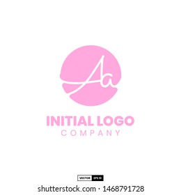 Aa Initial Logo Design Inspiration Vector Stock Vector (Royalty Free ...