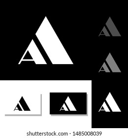 Aa Initial Logo Design Logo Aa 库存矢量图（免版税）1485008039 | Shutterstock
