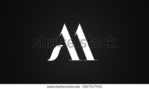 Aa Letter Logo Design Template Vector Stock Vector (Royalty Free ...