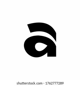 Aa Letter Logo Design Vector Stock Vector (Royalty Free) 1762777289