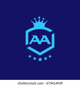 Aa Logo Stock Vector (Royalty Free) 673414939 | Shutterstock