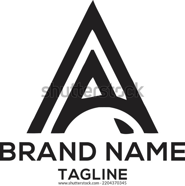 Aa Logotype Aa Logo Design Aa Stock Vector (Royalty Free) 2204370345 ...
