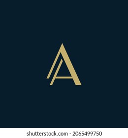Aa Typography Theme Logo Template Stock Vector (Royalty Free ...