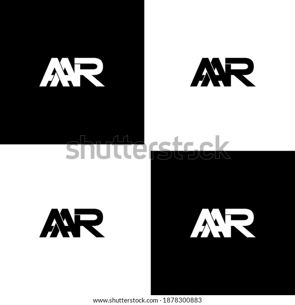 Aar Letter Original Monogram Logo Design Stock Vector (Royalty Free ...