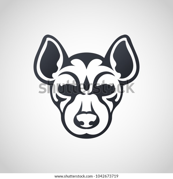 Aard Wolf Logo Icon Design Vector Stock Vector (Royalty Free ...