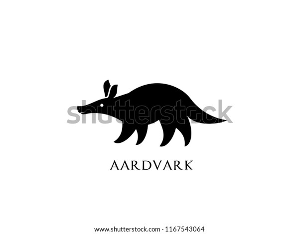 Aardvark Logo Icon Designs Stock Vector (Royalty Free) 1167543064