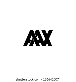 Aax Letter Original Monogram Logo Design Stock Vector (Royalty Free ...