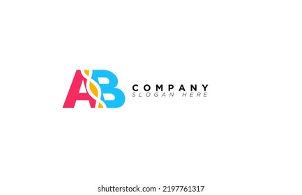 Ab Alphabet Letters Initials Monogram Logo Stock Vector (Royalty Free ...