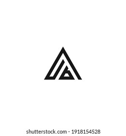 Number 444 Triangle Logo Template Stock Vector (Royalty Free) 1387329545