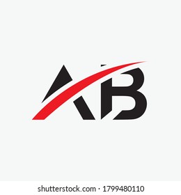 Ab Modern Logo Design Vector Stock Vector (Royalty Free) 1799480110 ...