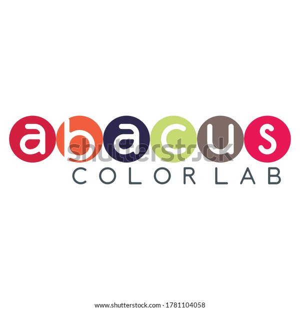 Abacus Colourful Logo Lab Stock Vector (Royalty Free) 1781104058 ...