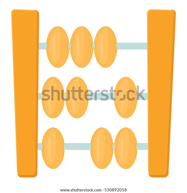 Abacus Icon Cartoon Illustration Abacus Vector Stock Vector (Royalty ...