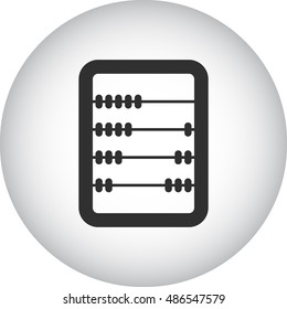 Abacus Symbol Sign Simple Icon On Stock Vector (Royalty Free) 486547579