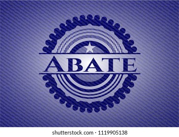 Abate Emblem Jean Texture Stock Vector (Royalty Free) 1119905138 ...