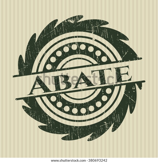 Abate Rubber Stamp Grunge Texture Stock Vector (Royalty Free) 380693242 ...