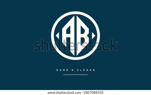 Abba Ab Abstract Letters Logo Monogram Stock Vector (Royalty Free ...