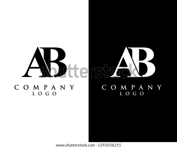 Abba Modern Initial Logo Design Vector Stock Vector (Royalty Free ...