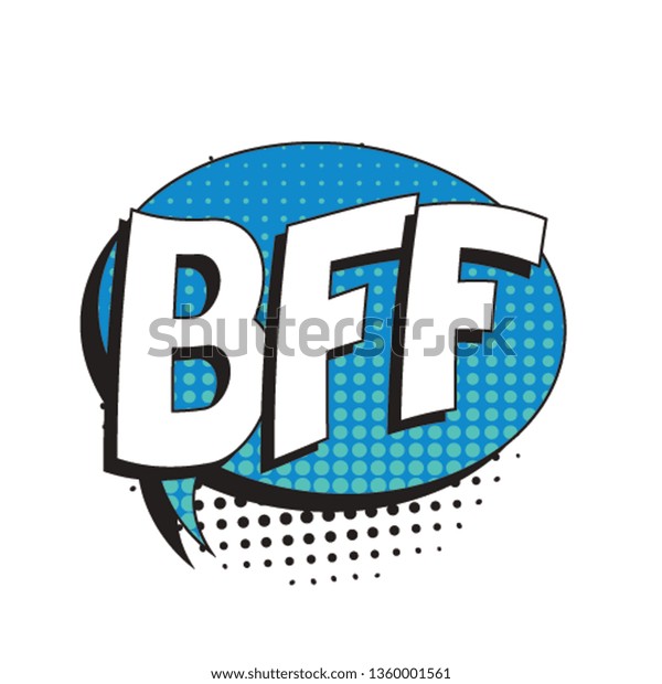 Abbreviation Bff Best Friends Forever Retro Stock Vector (Royalty Free ...