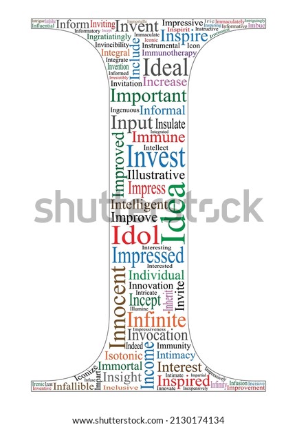 Word Cloud ABC Letters Series, palabras: vector de stock (libre de ...