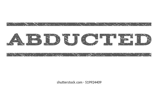 Abducted Watermark Stamp Text Caption Between Stock Vector (Royalty ...