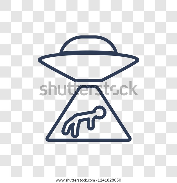 Abduction Icon Trendy Linear Abduction Logo Stock Vector (Royalty Free ...