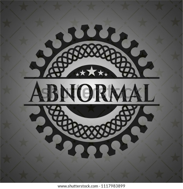 Abnormal Retro Style Black Emblem Stock Vector (Royalty Free ...