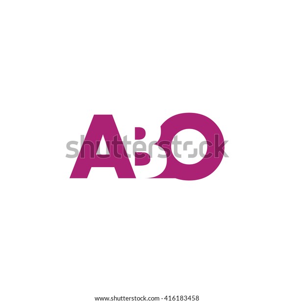 Abo Logo Vector Graphic Branding Letter: เวกเตอร์สต็อก (ปลอดค่า ...