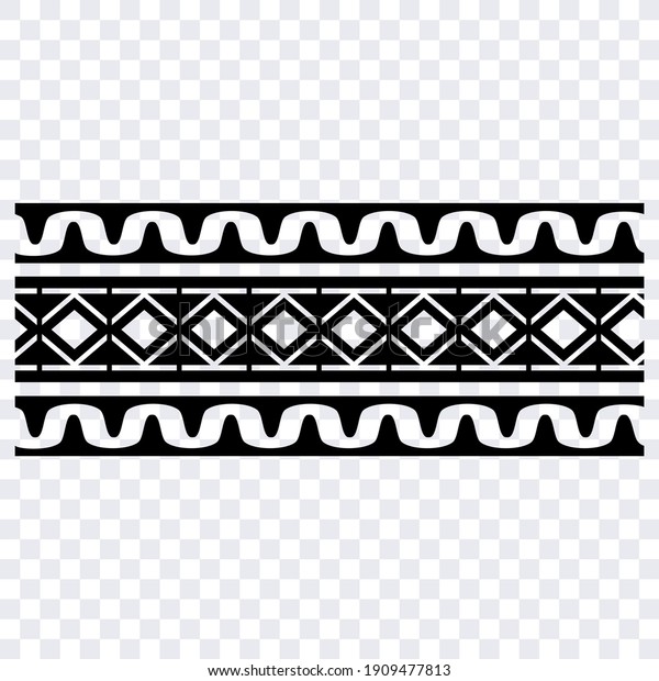 Aboriginal Ethnic Geometric Seamless Border Stock Vector (Royalty Free ...
