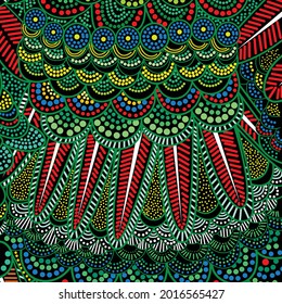 Aboriginal Textures Redrawn Vectors Stock Vector (Royalty Free ...