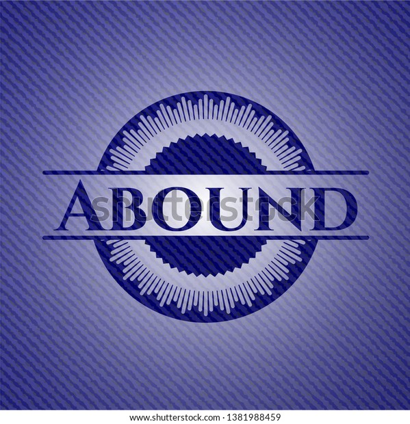 Abound Emblem Jean High Quality Background Stock Vector (Royalty Free ...
