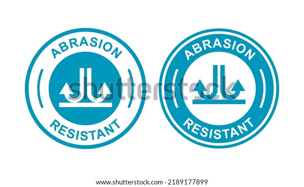 Abrasion Resistant Badge Logo Design Stock Vector (Royalty Free ...