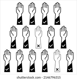 Absent Icon Absenteeism Not Present Icon Stock Vector (Royalty Free ...