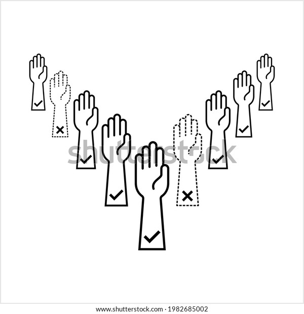 Absent Icon Absenteeism Not Present Icon Stock Vector (Royalty Free ...