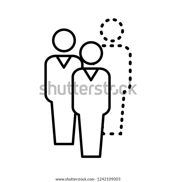 Absentees Icon Vector Illustration Stock Vector (Royalty Free ...