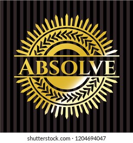Absolve Golden Badge Stock Vector (Royalty Free) 1204694047 | Shutterstock