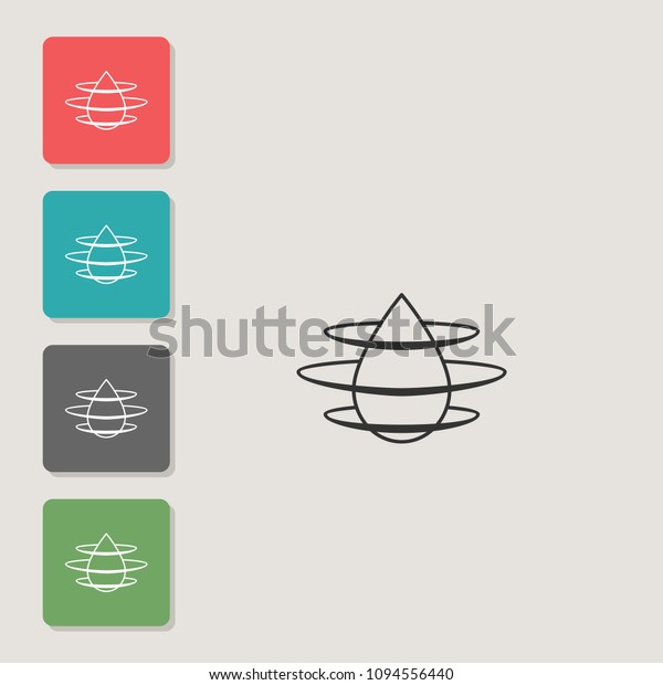Absorption Vector Icon Symbol Web Infographics Stock Vector (Royalty ...