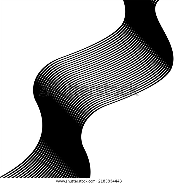 Abstrac White Background Geometric Line Vector Stock Vector (Royalty ...