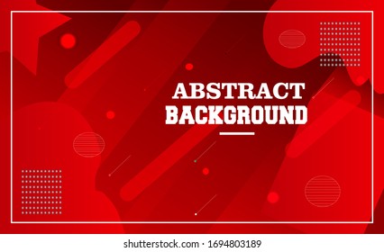 Modern Abstract Red Background Design Stock Vector (Royalty Free ...