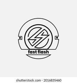 Abstrack Logo Template Line Art Stock Vector (Royalty Free) 2016835460 ...