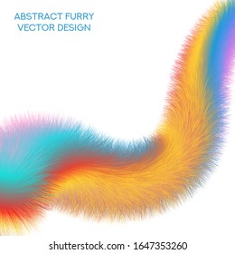Abstract 3d Fur Gradient Background Vector Stock Vector (Royalty Free ...